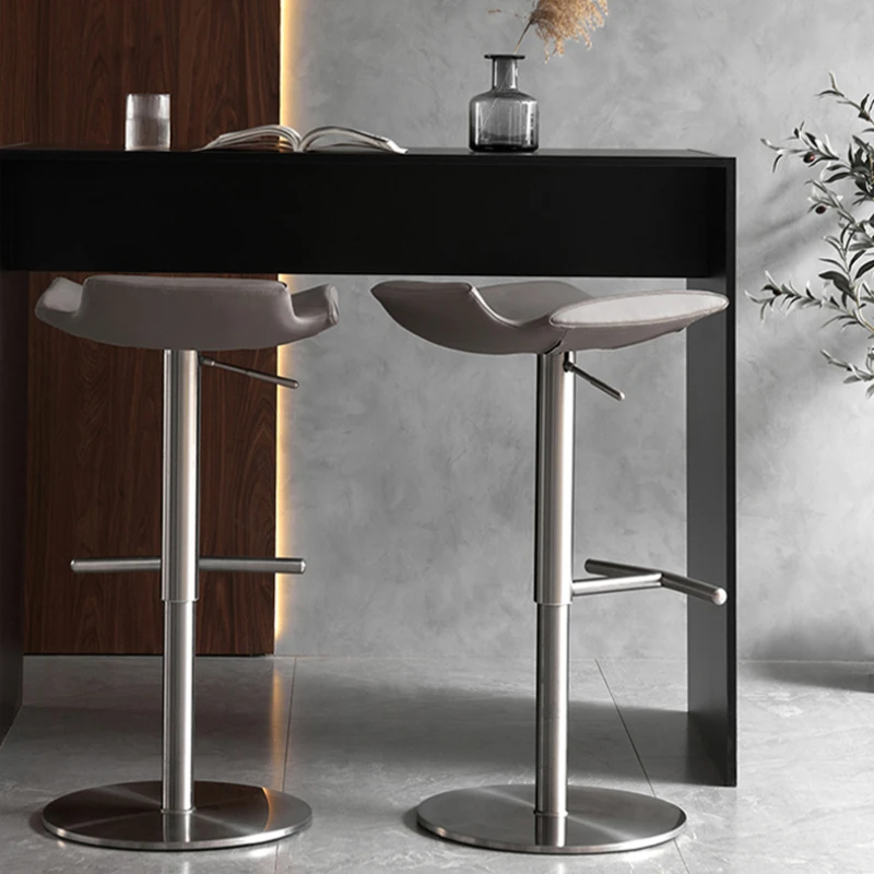 Ergonomic Counter Bar Chairs Stool High Metal Design Reception Bar ...