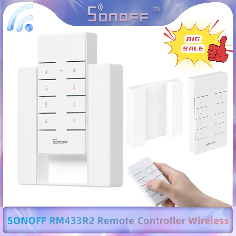 SONOFF RM433R2 Remote Controller RF Controller Wireless Universal Works ...