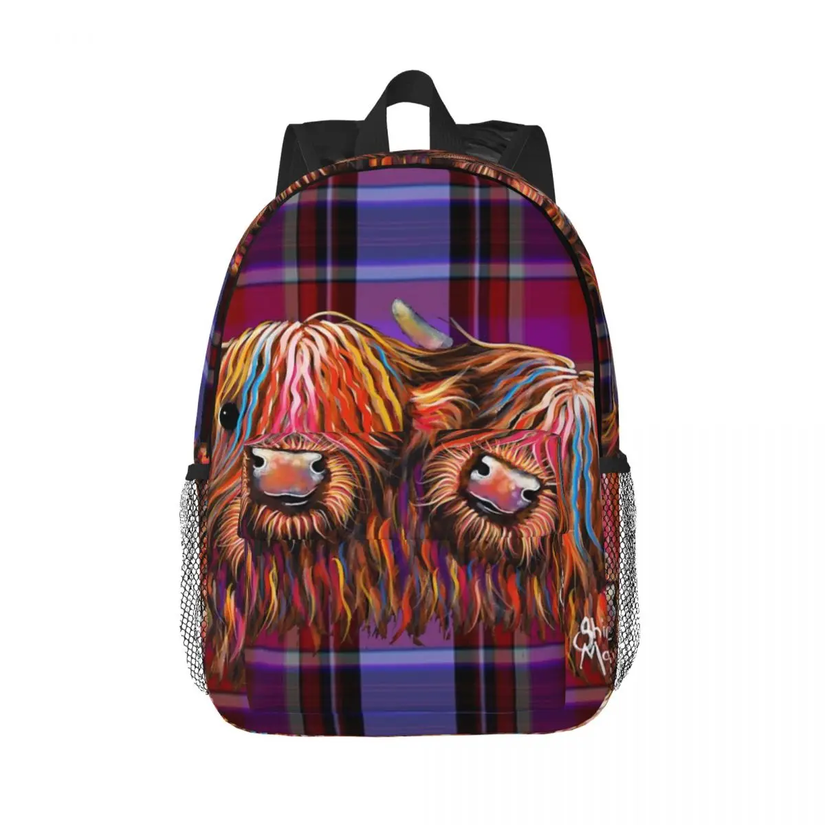 Highland-Cow-Animal-Backpacks-Boys-Girls-Bookbag-Fashion-Students ...
