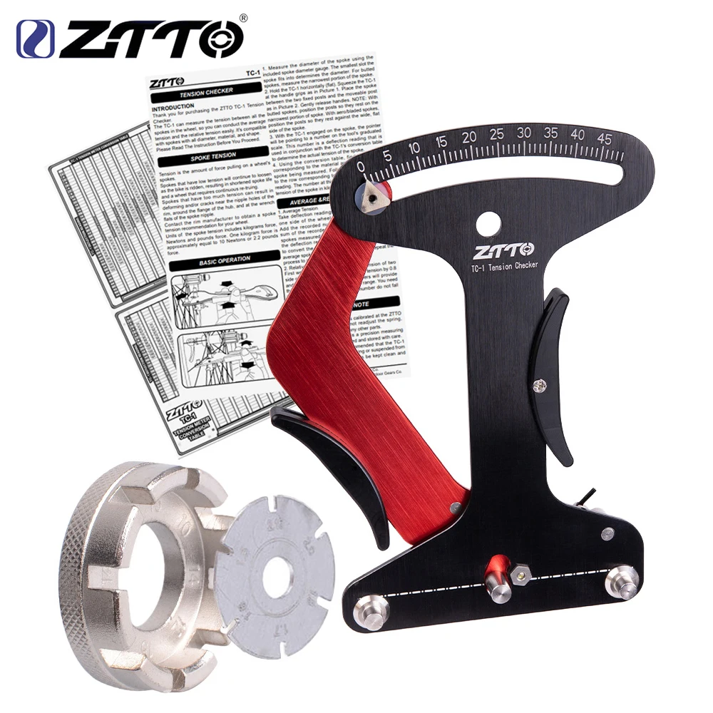 ZTTO CNC Bicycle Tool Spoke Tension Meter For MTB Road Bike Wheel ...