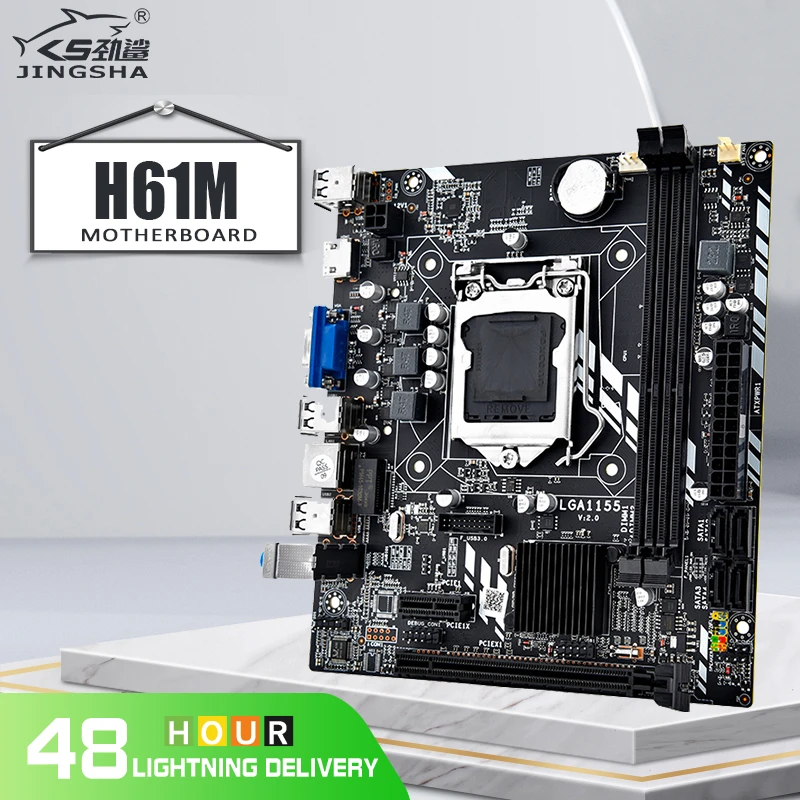 H61 LGA 1155 Motherboard For Intel Core i7 / i5 / i3 / Pentium ...