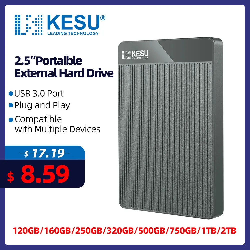 KESU-disco-duro-externo-port-til-dispositivo-de-almacenamiento-de-2TB ...