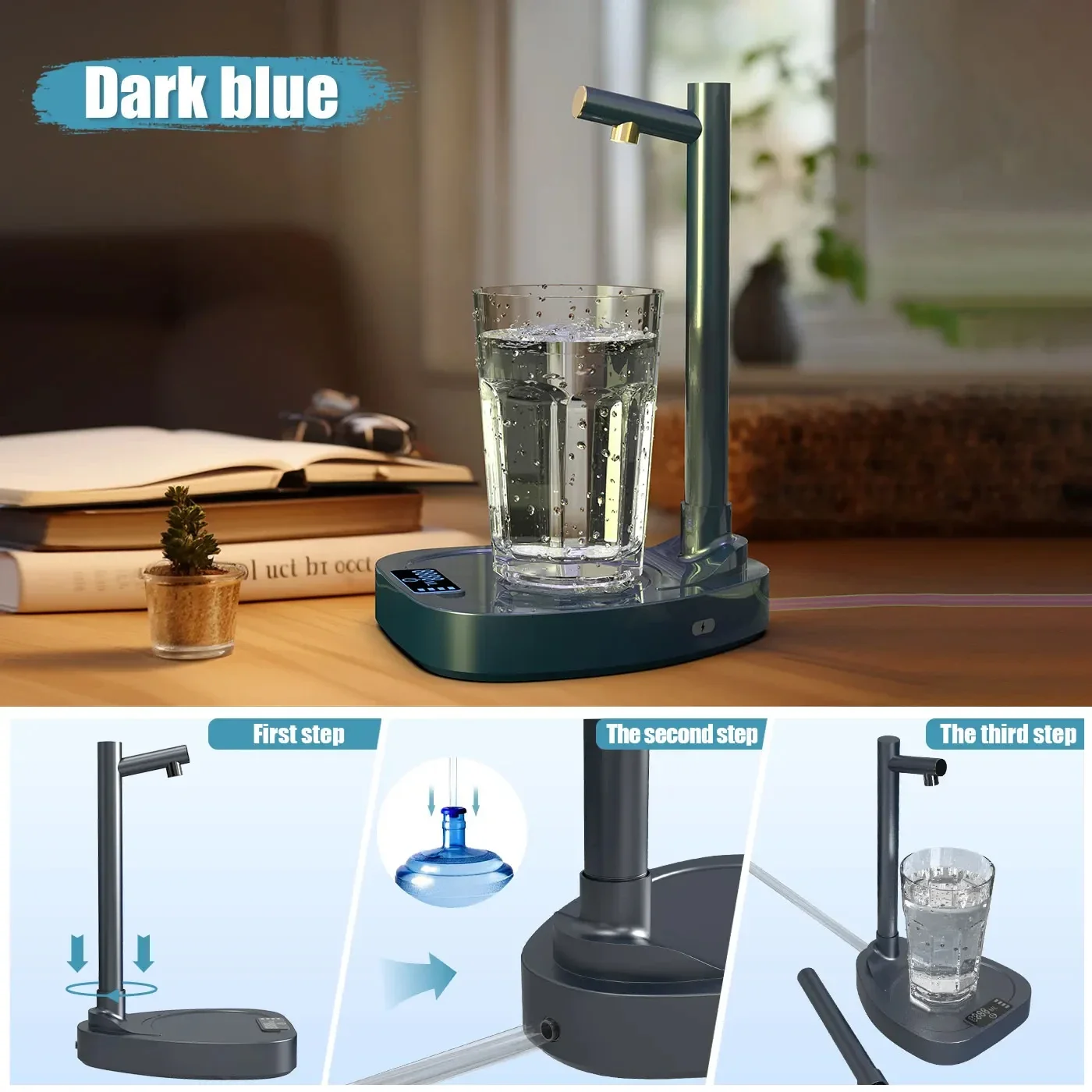 Electric-Water-Gallon-Pump-Automatic-Bottle-Pump-Water-Dispensers ...