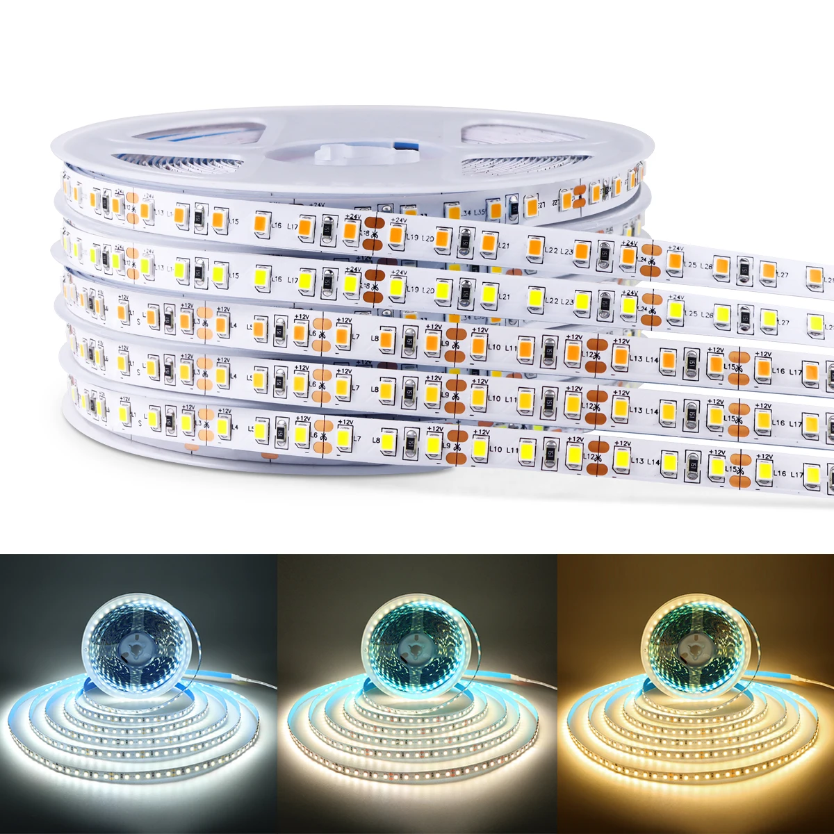5M-10M-FPCB-LED-Strip-Light-DC12V-24V-Double-Layer-Copper-120LEDs-M ...