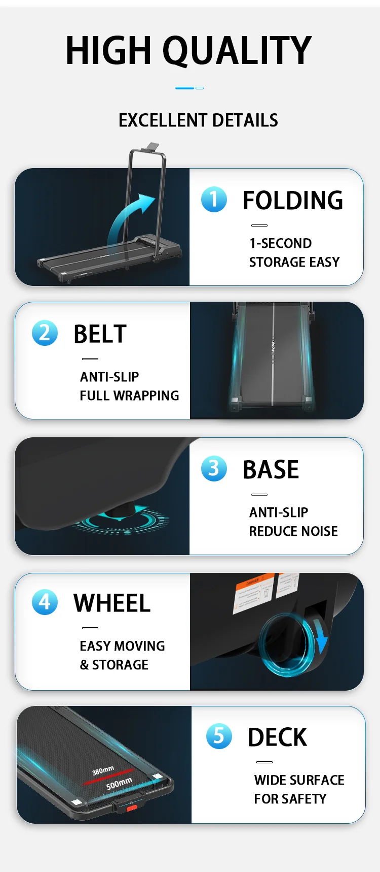 Mini Walkingpad Foldable Walking Treadmill Home Use : Gearbest