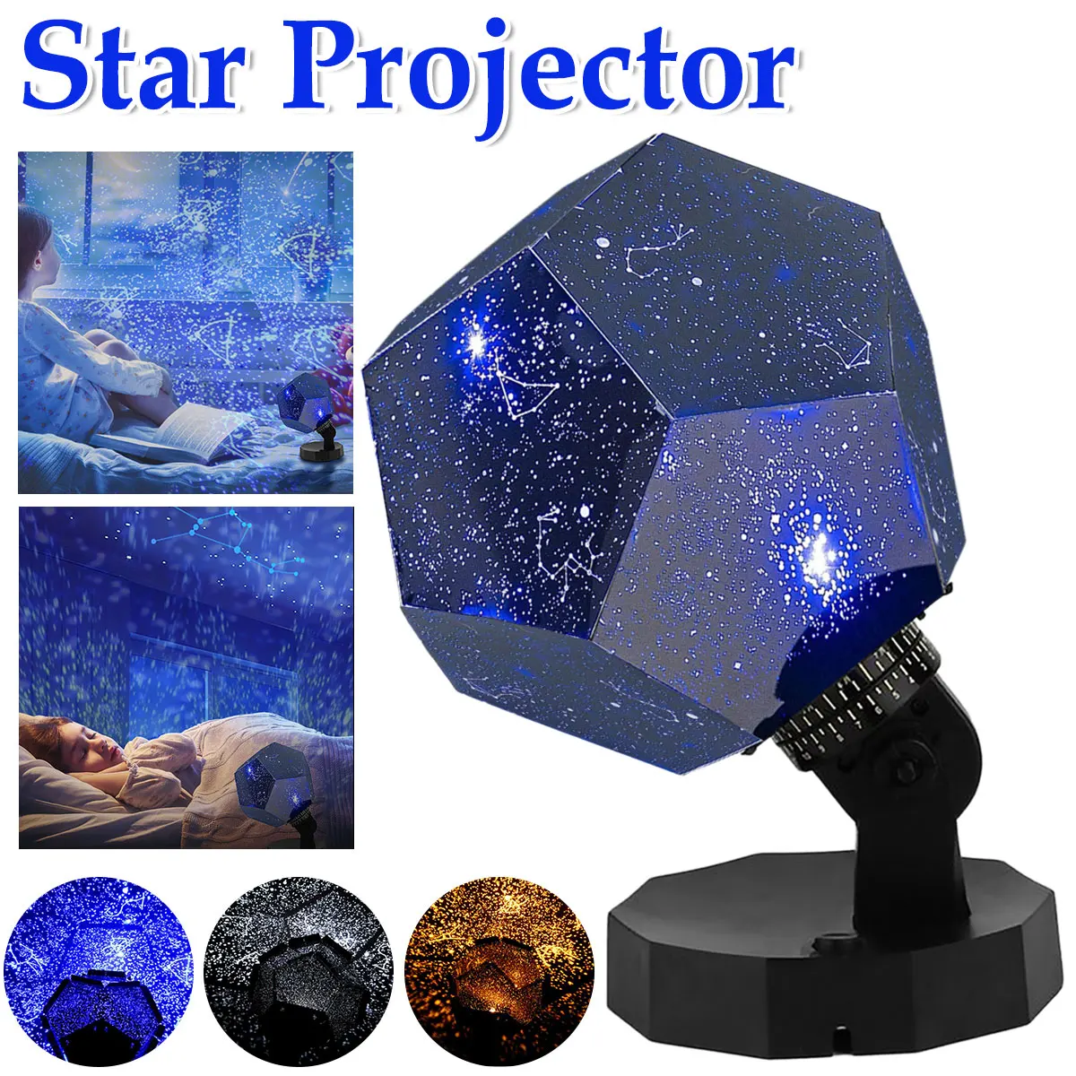 Star-Projector-Galaxy-Lamp-Starry-Sky-Night-Light-for-Kids-3-Colors ...