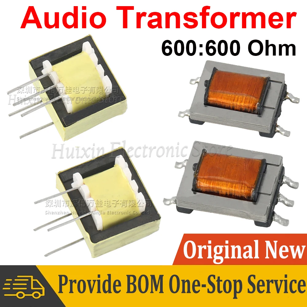 5pcs Audio Transformer 600 : 600 Ohm 1:1 Isolation Signal Digital ...
