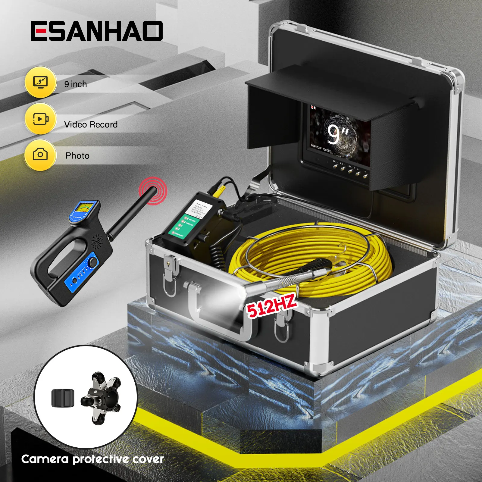 9-Sewer-Endoscope-Camera-with-512HZ-Locator-Meter-Counter-Auto-Self ...
