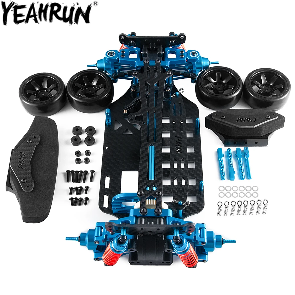 YEAHRUN-Aluminium-Alloy-Plastic-Chassis-Frame-Body-Shell-Set-Swing-Arm ...