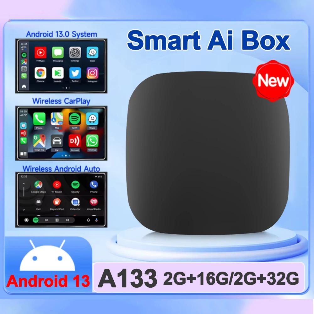 Carplay-Ai-Box-con-Android-13-adaptador-inal-mbrico-autom-tico-TV-Box ...