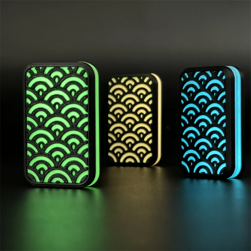 Novel Glow in the Dark Fidget Slider Fashion Signal EDC Fidget Toy ...