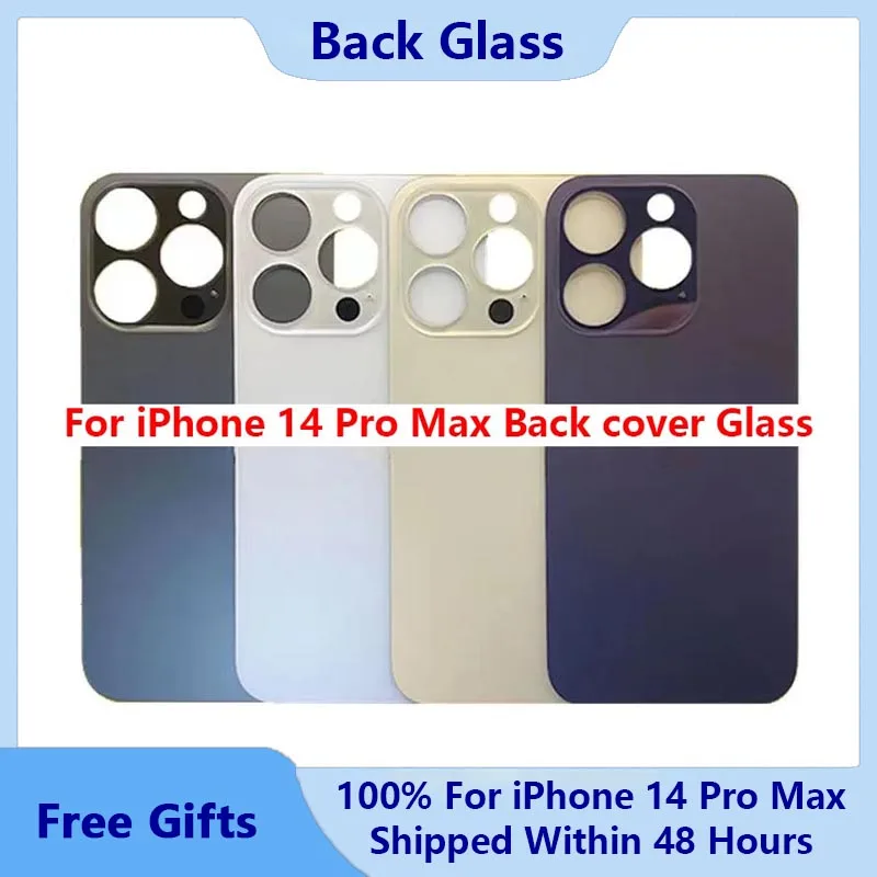 Back Glass Cover For iPhone 14 Pro Max Replacement Part With Free Gifts ...