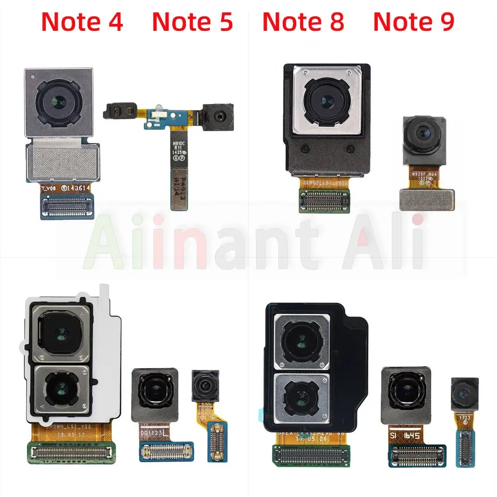Original Front Camera flex For Samsung Galaxy Note 4 5 8 9 N910F N920F N950F N960F Main Rear ...