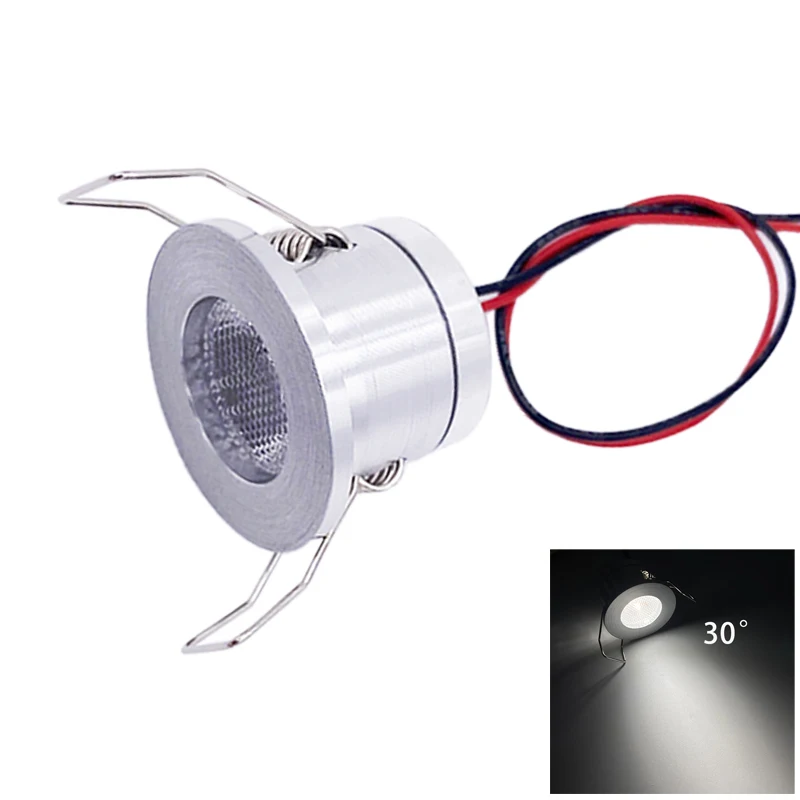 4-6-8-10pcs-Mini-LED-Dimmable-Indoor-Spotlight-12V-24V-1W-Recessed ...