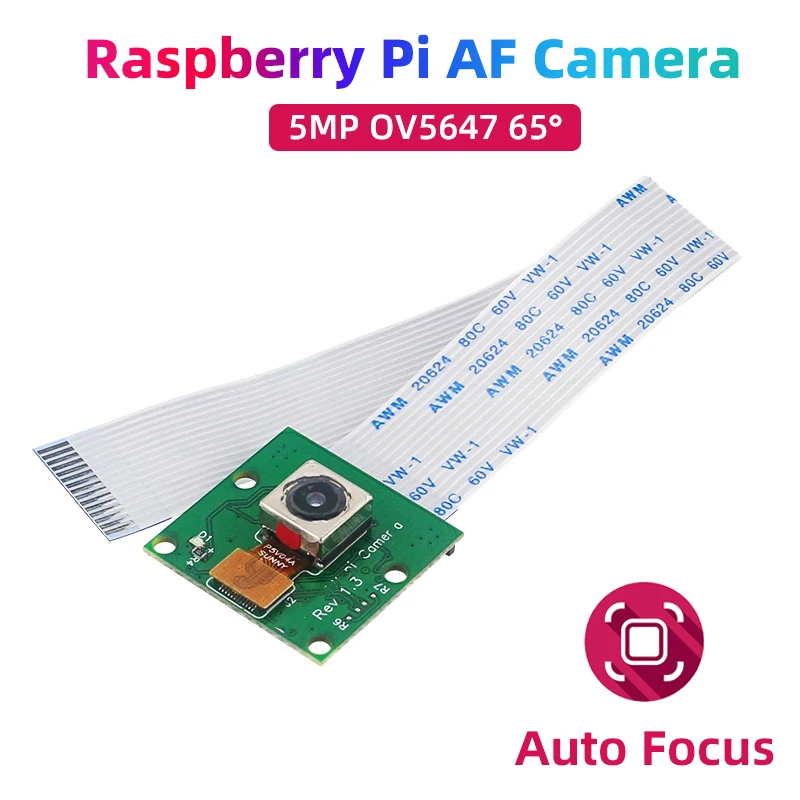 Raspberry-Pi-AF-Camera-5MP-OV5647-Auto-Focus-65-15Pin-Interface-Camera ...