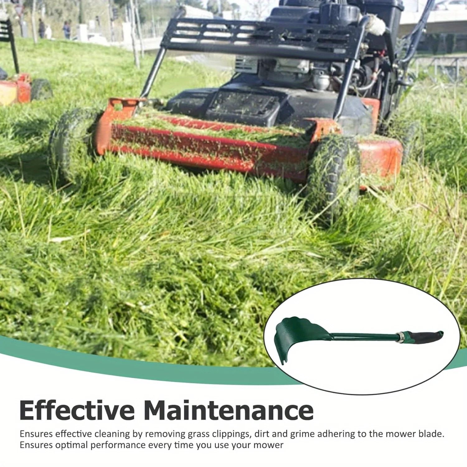 Efficient Lawn Mower Cleaning Tool Scraper Metal Structure for Outdoor ...