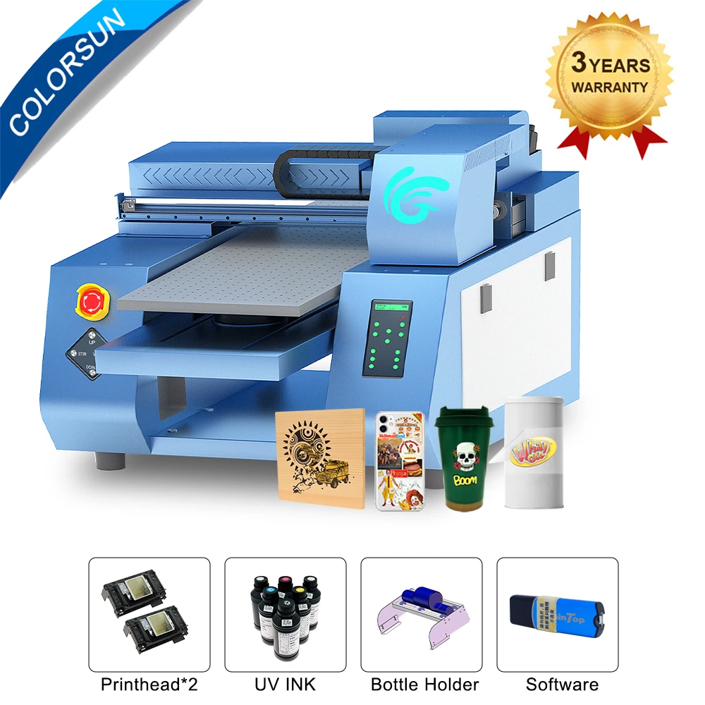 Colorsun A3 UV Printer UV Flatbed Printing Machine for Phone Case ...