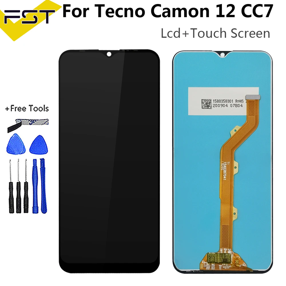 Full Lcd For Tecno Camon 12 Cc7 Kc8 Lcd Display Touch Screen Assembly ...