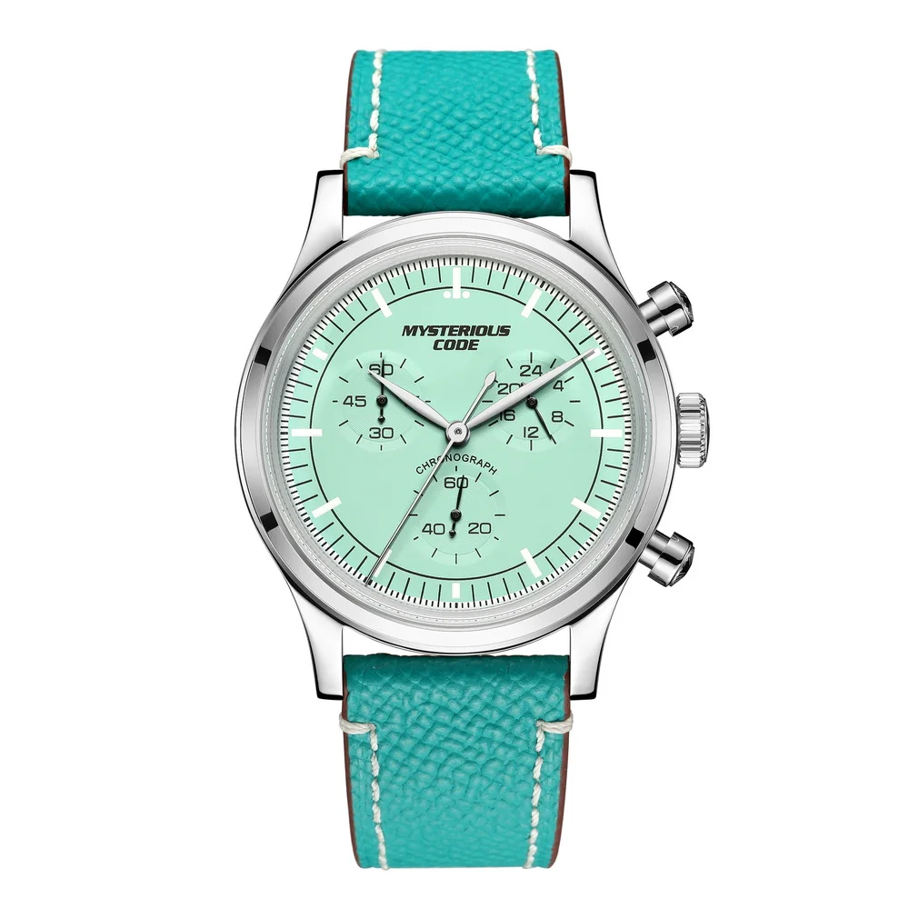 Mysterious-Code-Men-Chronograph-Watch-41MM-Sport-Quartz-Watches-Panda ...