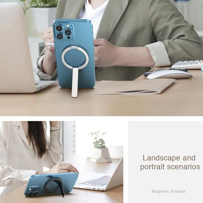 Magnetic Cell Phone Ring Holder Compatible With ForIPhone 12 13 Series ...