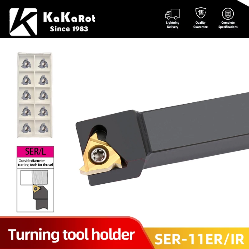 KaKarot-External-Threading-Turning-Tool-SER1010H11-SER1212H11-SER1616H11-SER-SEL-Lathe-Cutter ...