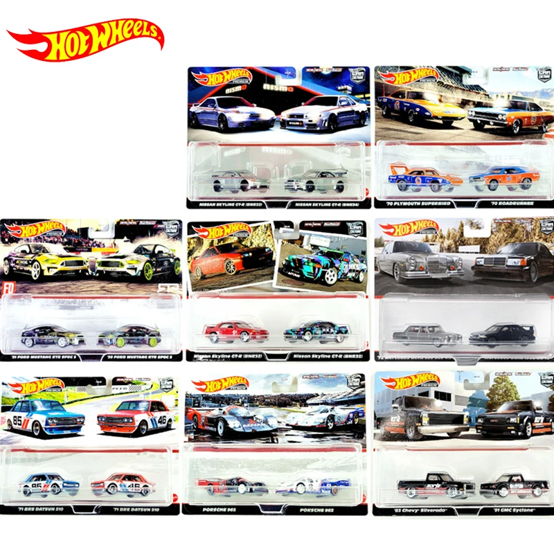 Original-Hot-Wheels-Premium-Double-Car-Collection-Racing-GTR-Firebird ...