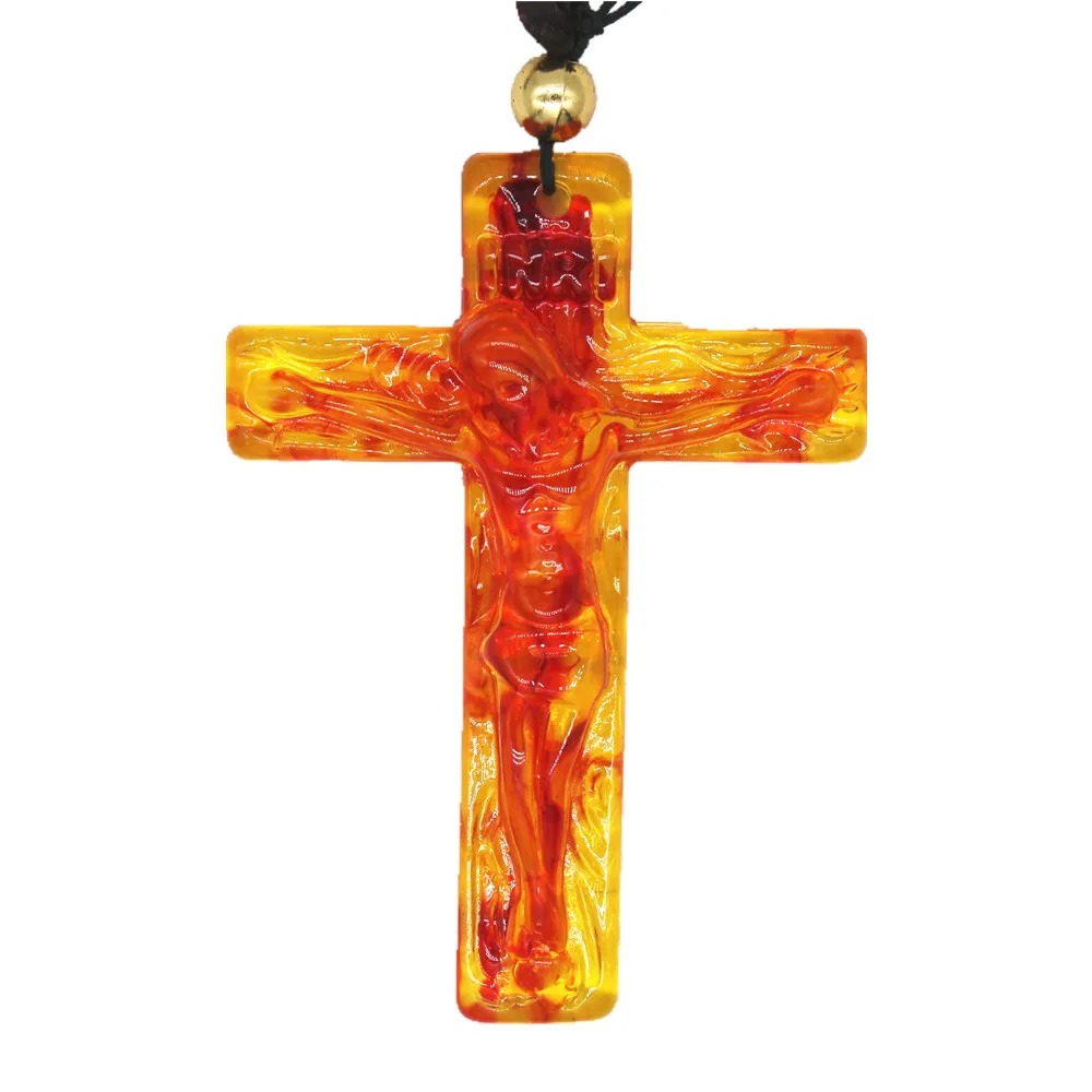 Jesus Cross Resin Catholic Religious Church Utensils Christmas Christ ...