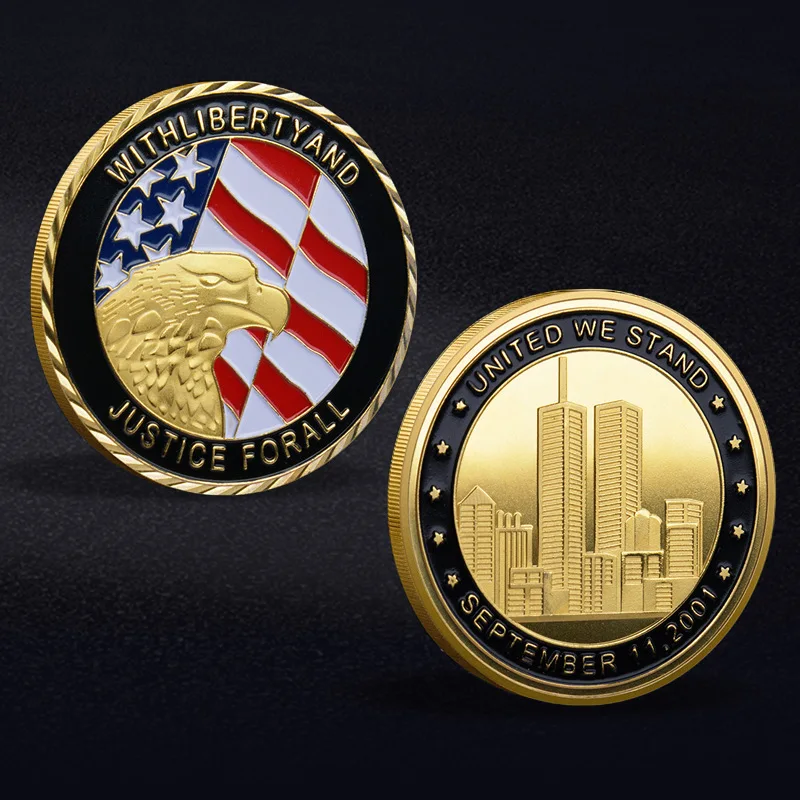 US-Pentagon-Commemorative-Coin-Eagle-Freedom-and-Justice-US-Military ...