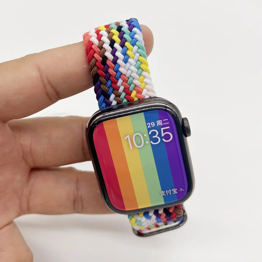 Anello-intrecciato-per-cinturino-Apple-watch-44mm-40mm-45mm-41mm-42mm ...