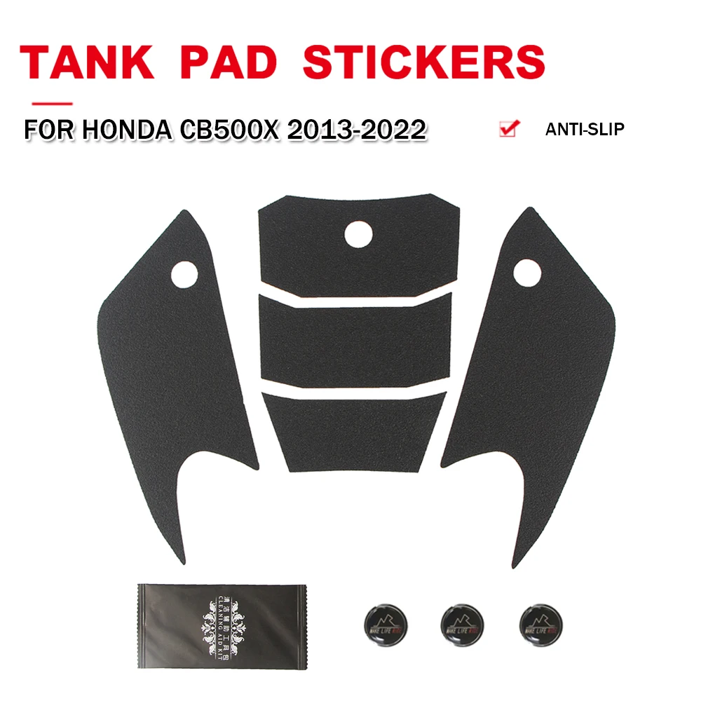 Motorcycle Tank Pad Protector Sticker Decal Gas Fuel Knee Grip Traction ...