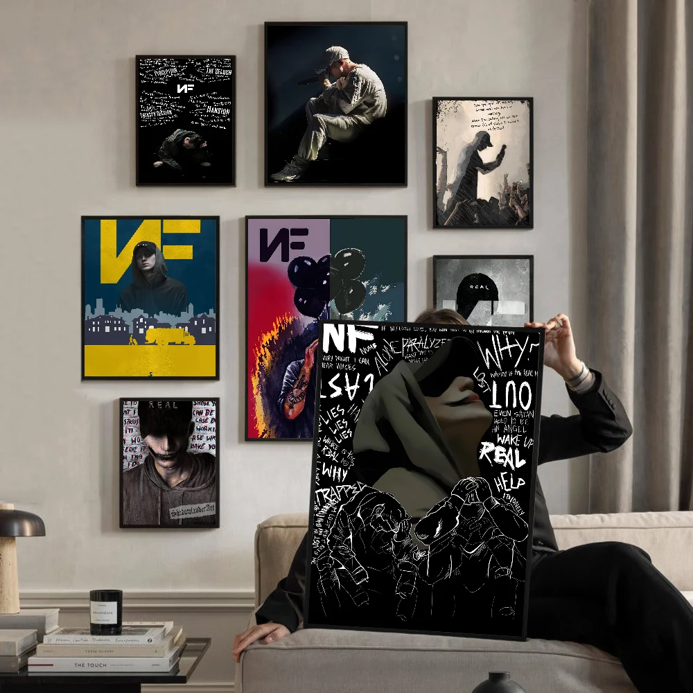 NF-Rapper-Poster-Anime-Posters-Sticky-HD-Quality-Wall-Art-Retro-Posters ...