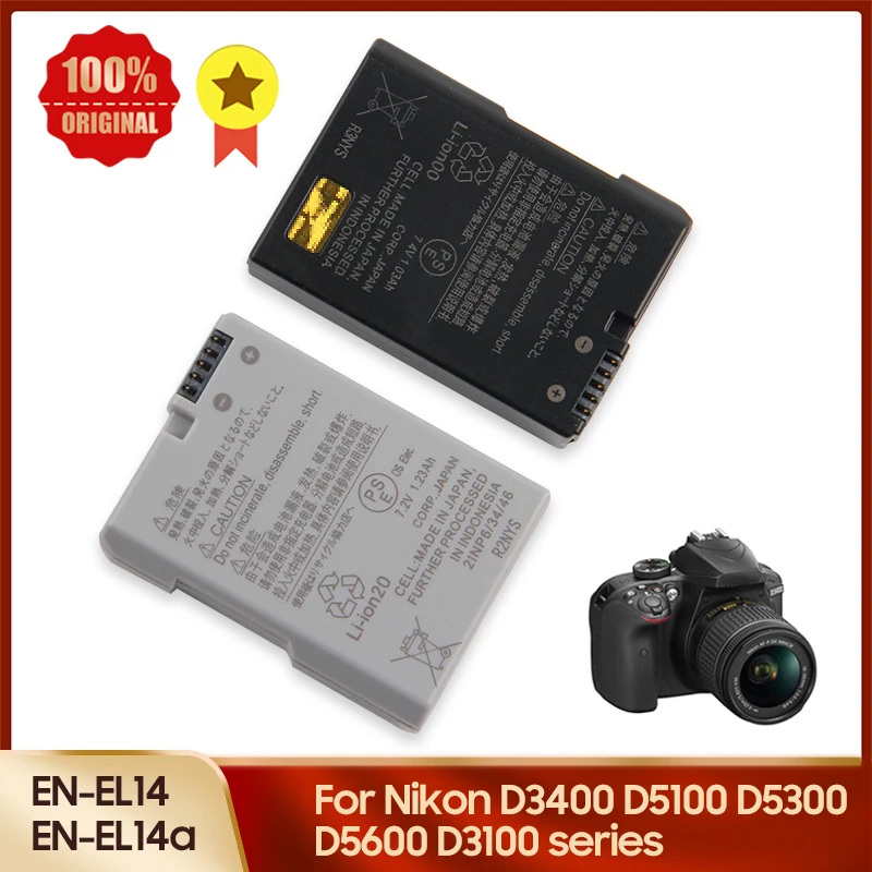 Replacement-Battery-EN-EL14A-for-Nikon-D3200-D3100-D3400-D3500-D5100 ...