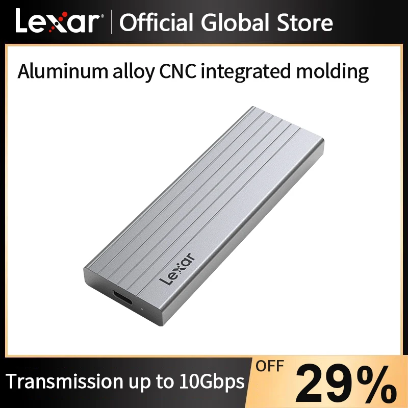 Lexar SSD Enclosure E6 M.2 NVMe Protocol Support High speed Type c ...