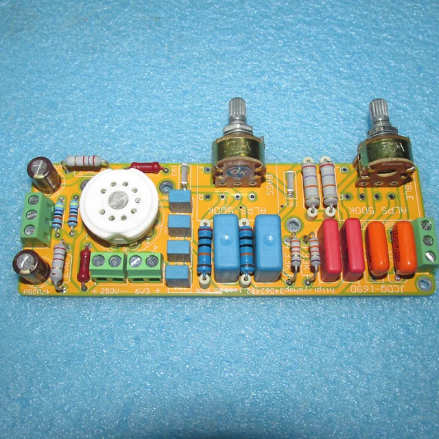 6n1/6n2 Tube Tone Board 500K Potentiometer Active Attenuation Tone ...