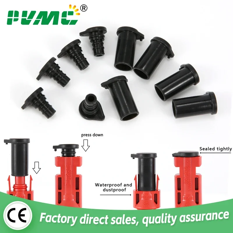 5-10-20-50-pairs-SOLAR-PV-Connector-dust-cap-plastic-dust-caps-for ...