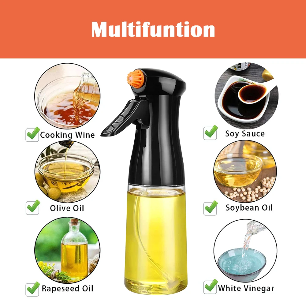500ML Olive Oil Spray BBQ Cooking Kitchen Baking Olive Oil Sprayer Oil ...