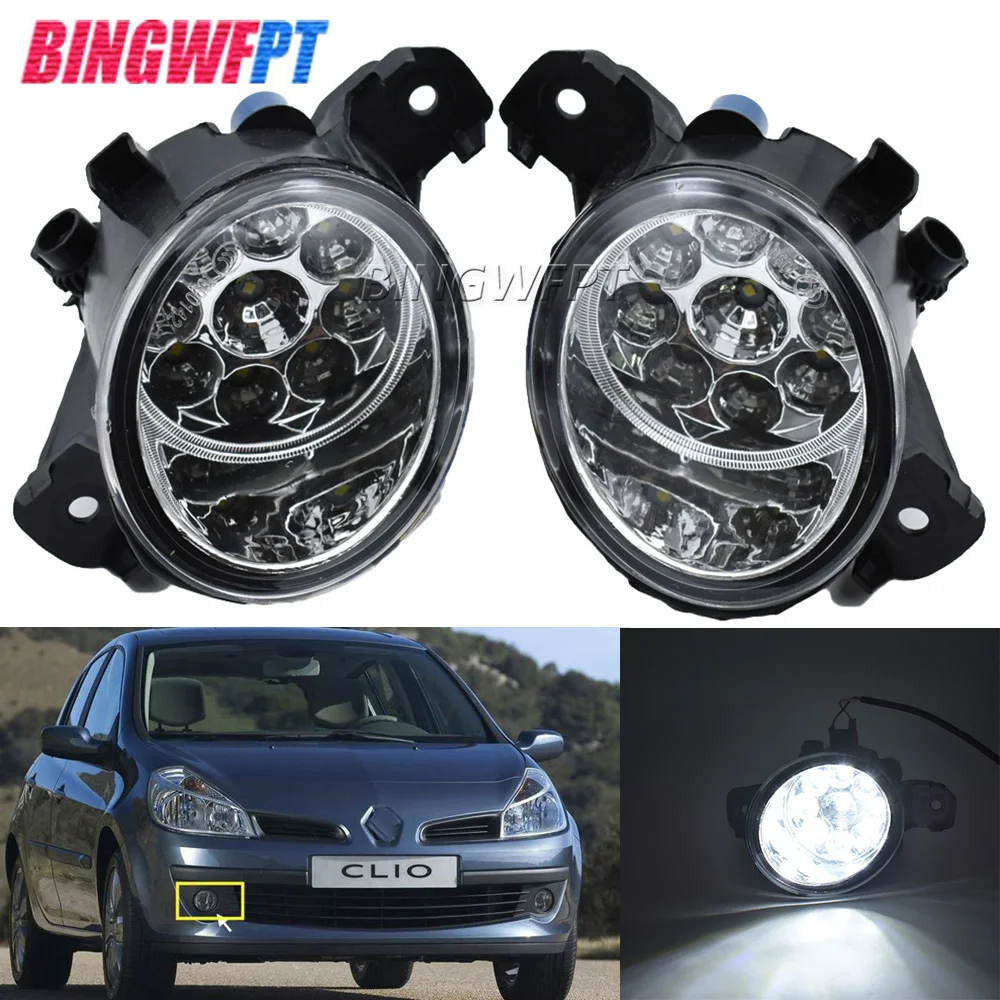 New Foglamps Foglights For Renault CLIO 3 III Hatchback 2005 2006 2007 ...