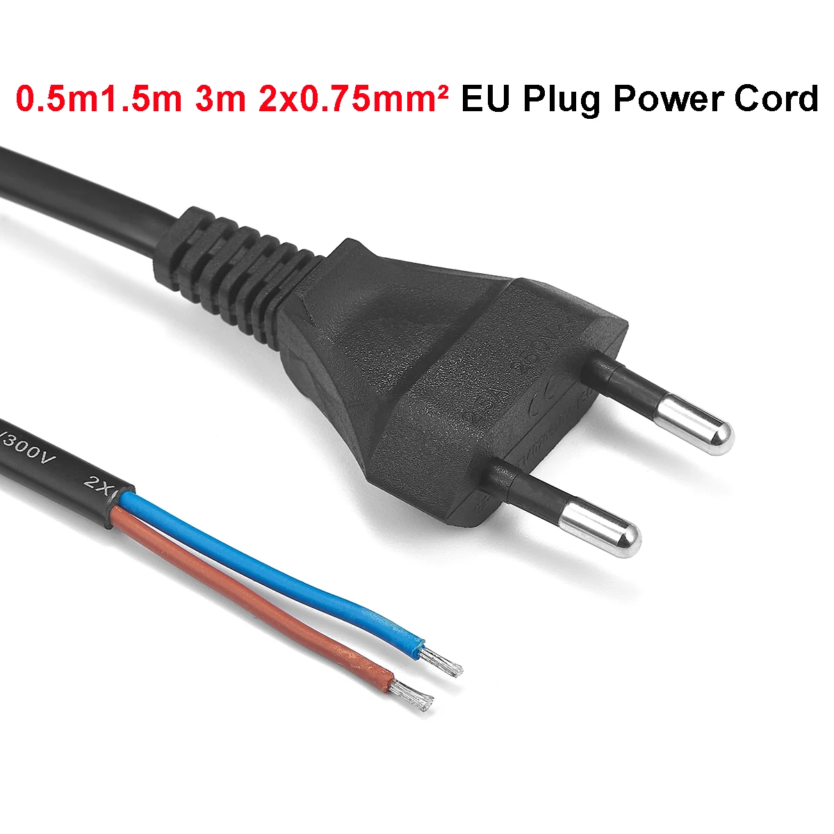 EU-Power-Extension-Cord-220V-Pigtail-Electric-Cable-0-5m-1-5m-3m ...