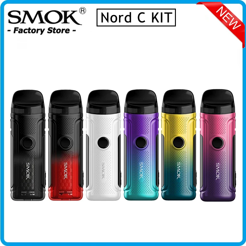 Original-SMOK-Nord-C-Pod-Kit-50W-Vape-1800mAh-Battery-4-5ml-Pod ...