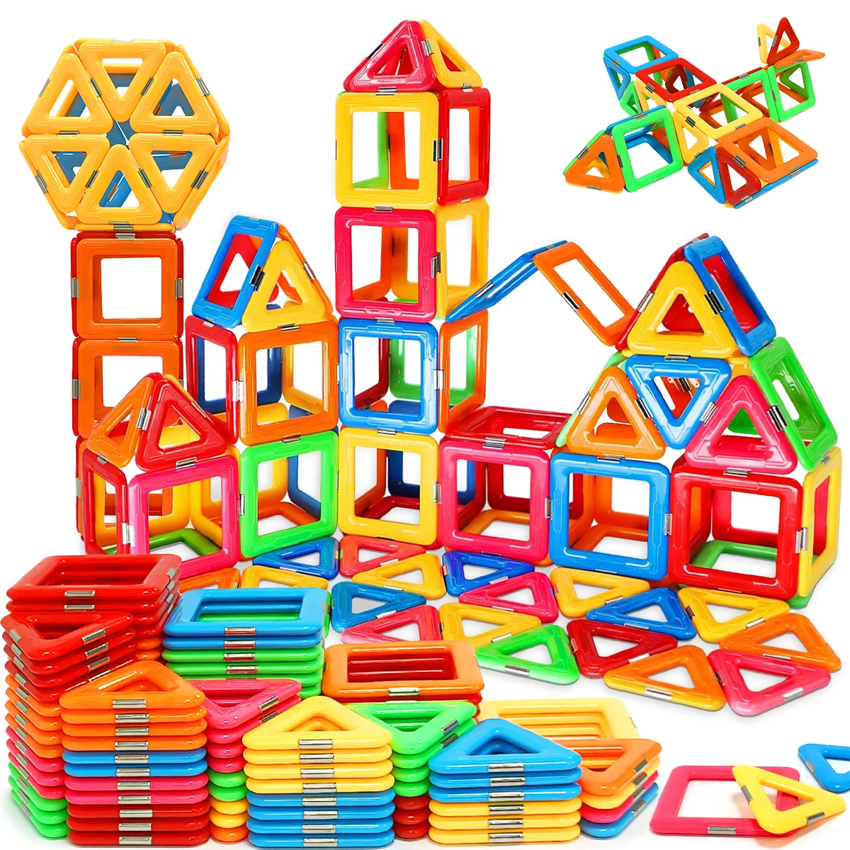 Magnetic Building Blocks Big Size STEM Toys Learning Educational ...