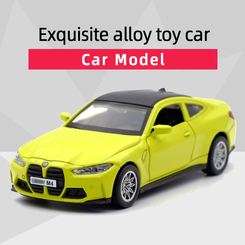 Caipo M4 Sports Car Alloy Diecast Car Model Toy With Pull Back /For ...