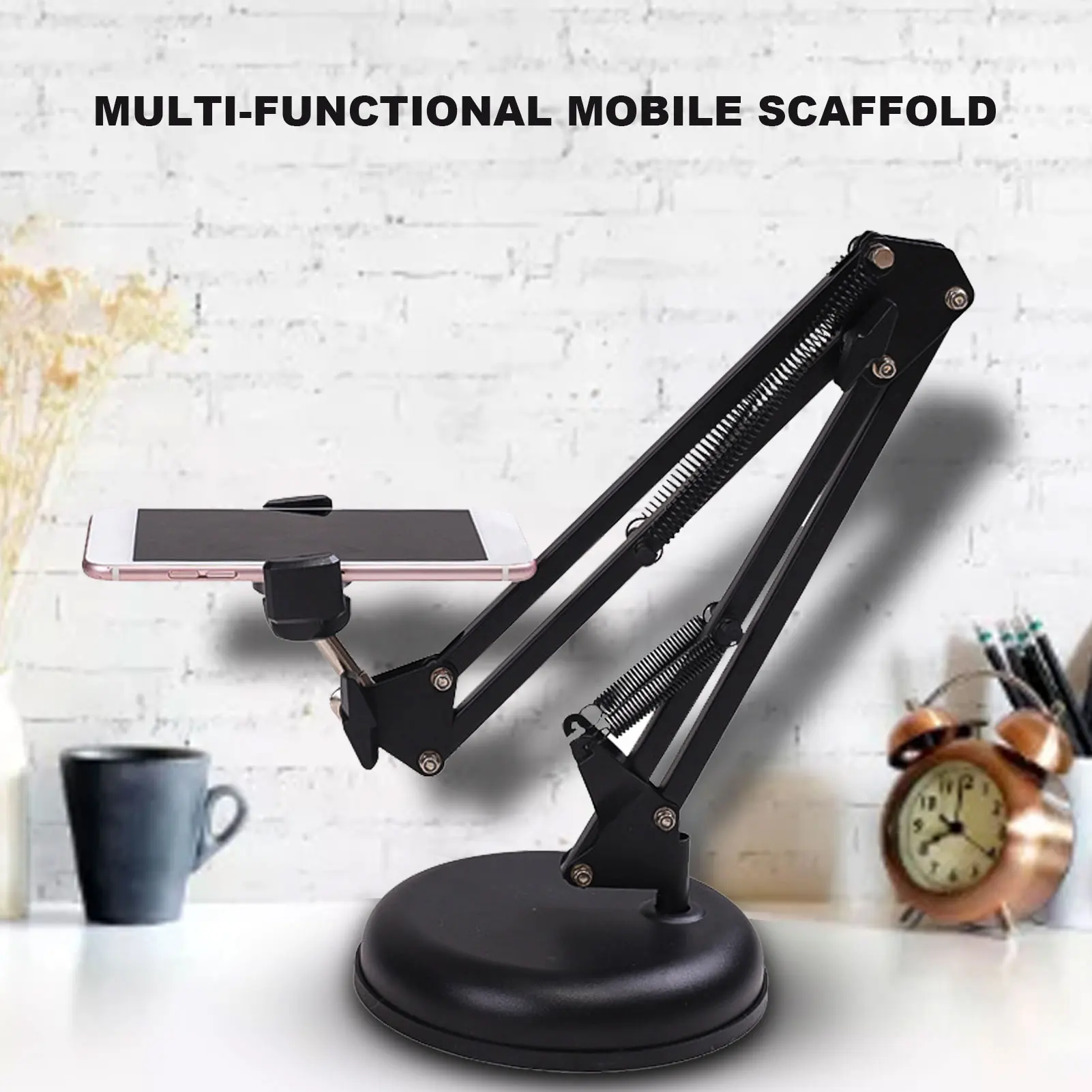Flexible Movable Phone Stand Long Arm 360 Degree Mount Mobile phone ...