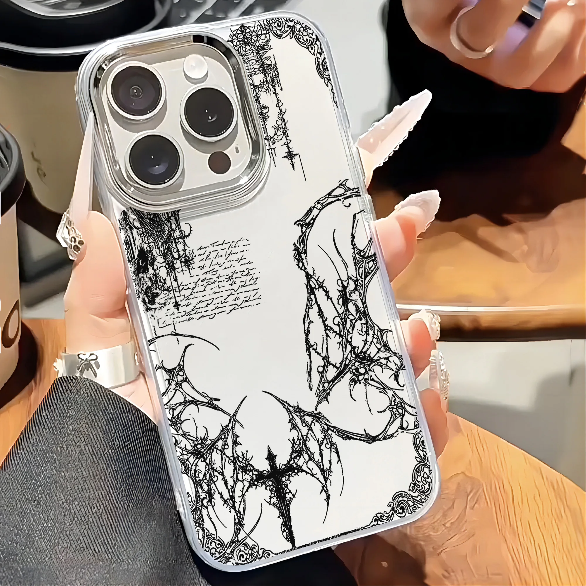 Retro Gothic Style Y2K Phone Case for Samsung Galaxy S25 S24 S23 S22 ...