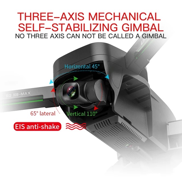 SG906 MAX Dron 4K Professional HD Camera 3-Axis Gimbal ElS anti-shake ...