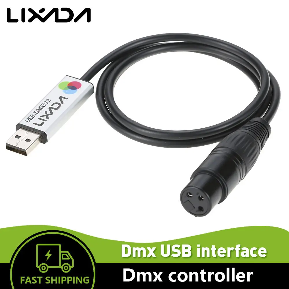 Usb Interface Adapter Dmx Led Dmx512 Pc Computer | Lighting Controller ...
