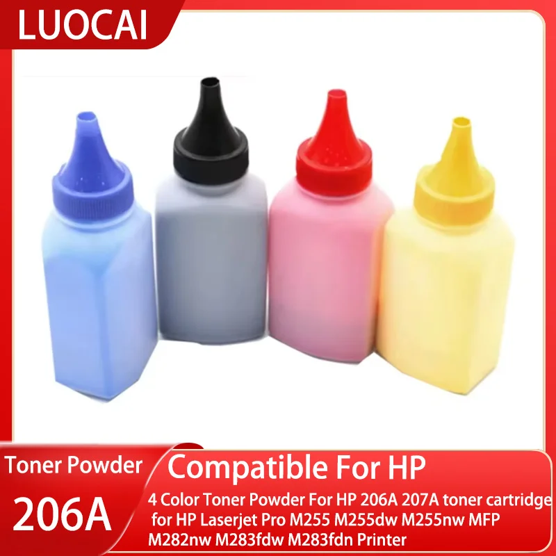 4 Color Toner Powder For HP 206A 207A toner cartridge for HP Laserjet ...