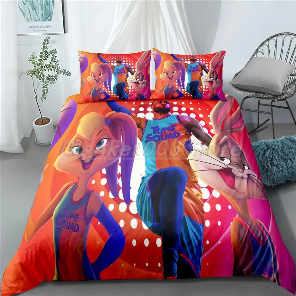 Space-Jam-A-New-Legacy-Duvet-Cover-Pillowcase-Bedding-Set-Single-Twin ...