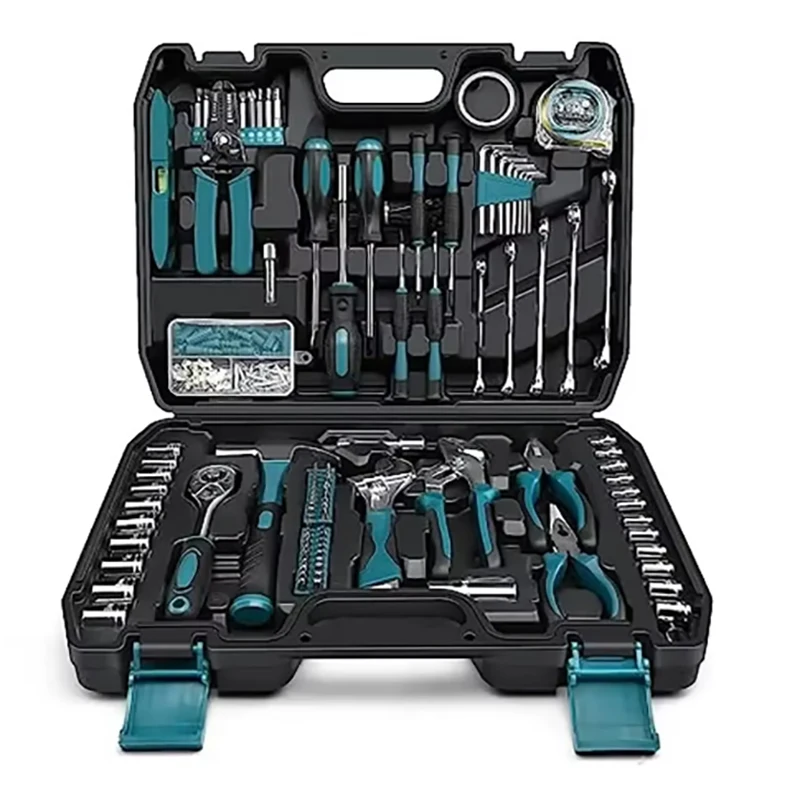 281-Piece-Home-and-Auto-Tool-Kit-Set-with-Socket-Wrench-Hammer-Complete ...