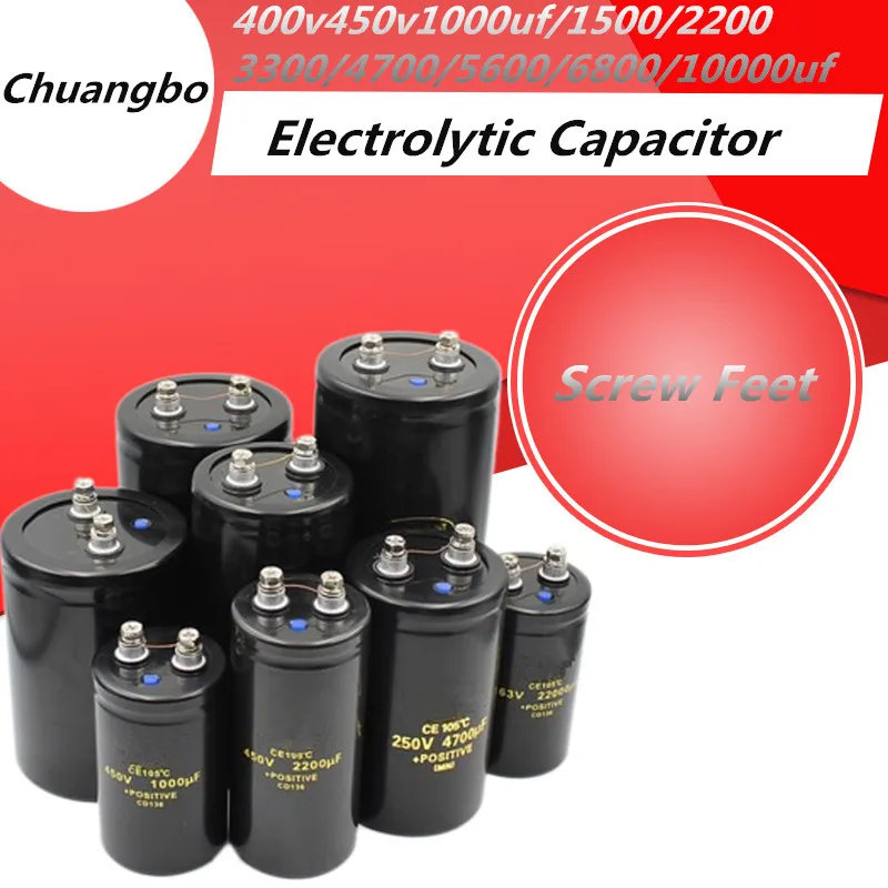 Electrolytic Capacitors 400V 450V 1000UF 1500UF 2200UF 3300UF 4700UF ...