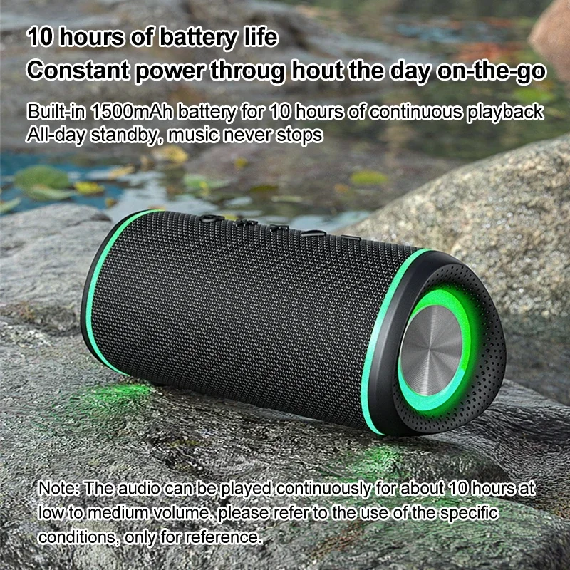 Portable-Outdoor-Wireless-Bluetooth-Speaker-with-RGB-Light-Heavy-Bass ...